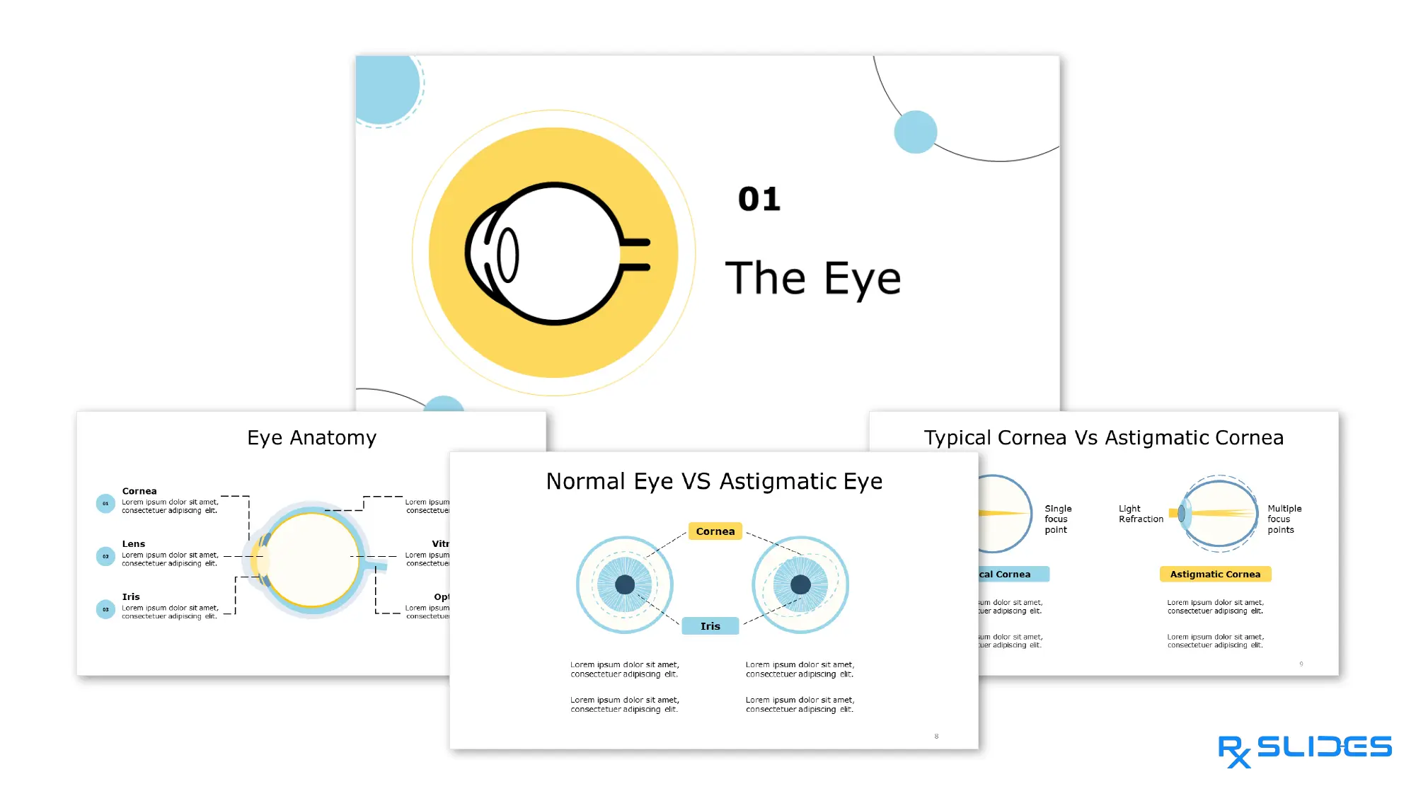 Download Astigmatism PowerPoint Template|RxSlides